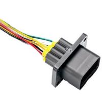 China Insulated Metal Shielded New Energy Vehicle Compressor Wiring Harness UL1007 300V IP67 for sale