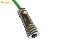 China PUR Sheath 250V IP67 Insulated Flexible Waterproof Industrial Wiring Harness M12 for sale