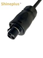 China PVC Insulated Magnetic Ring AC Power Supply Harness 3C*18AWG XLPE 120mm UL94-V0 IP68 for sale