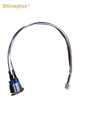 China Stainless Steel Metal Self-Locking Button DUT Power Off Button Cable Harness DC300V/0.01s Insulated 1000MΩ for sale