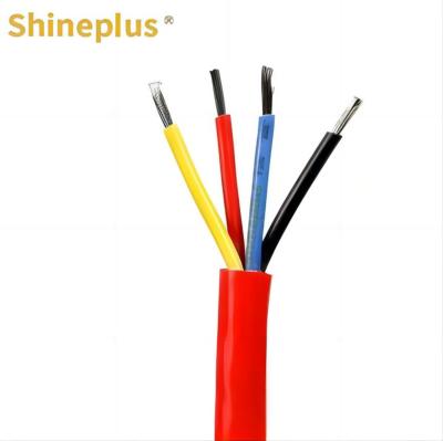 China High Temperature 200 Degree Silicone Rubber Soft Sheath Power Cord 2 Cores 3 Cores for sale