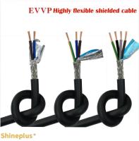 China Medium Speed Motion Signal Control Line EVVP High Flexible Drag Chain Automation Equipment Shielded Cable for sale