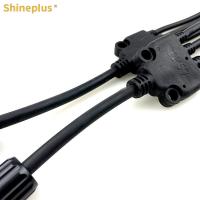 China MC4 Five Way Connector 4 To 1 Solar Confluence Connector Four Sink A Y Branch Photovoltaic Connector for sale