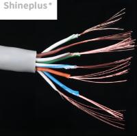 China 8 Core CAT6E Tested Pure Copper Double Shielded Class Network Cable SF/UTP-6 Oxygen Free Copper Shielded Network Cable for sale