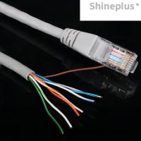 China 8 Core CAT6E Tested Pure Copper Double Shielded Class Network Cable SF/UTP-6 Oxygen Free Copper Shielded Network Cable for sale