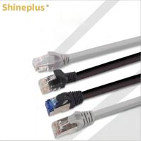 China 8 Core CAT6E Tested Pure Copper Double Shielded Class Network Cable SF/UTP-6 Oxygen Free Copper Shielded Network Cable for sale