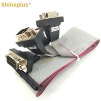 China 42Pin to DB9 male one tow four serial wire data baffle wire to DB9 equipment industrial harness for sale