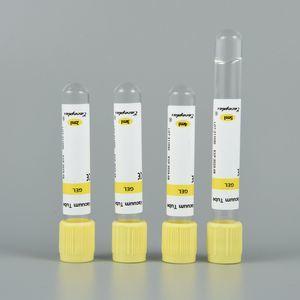 China Siny Disposable Vacuum Blood Collection Tube with Gel - 2ml to 10ml Capacity in Glass or PET Material for sale