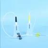 China Siny Disposable Plastic Rotating Soft Connection Blood Needle 19G-27G for Medical Collection for sale