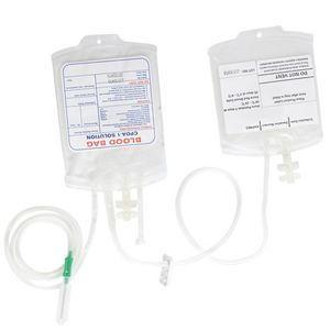 China Sterile Disposable Blood Bank Bag 200ml-500ml Medical Grade PVC with ISO13485 Certification for sale