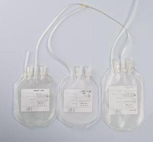 China Sterile Disposable Blood Transfusion Bag 200ml-500ml with CPDA-1 Anticoagulant ISO13485 Certified for sale
