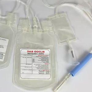 China Medical Sterile Disposable Blood Bag 200ml-500ml with ISO13485 Certification for Blood Collection and Transfusion for sale