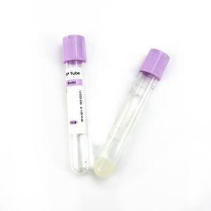 China Siny Biotin Blood Collection Tubes 8-15ml Capacity in Glass or PET with Purple Cap for Clinical Use for sale