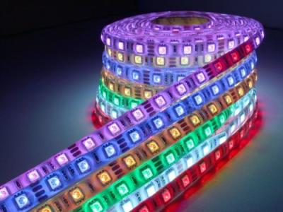 China LED strip 5050 DC12V flexible light 300 leds 5m/roll for sale