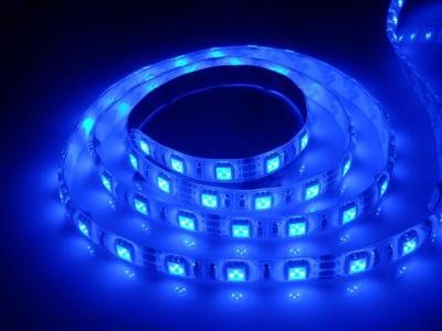 China Blue 5050 12V LED strip flexible light 60 leds/m,5m/lot Roll 300SMD IP65 Waterproof for sale