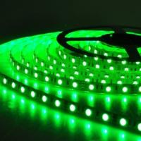 China Green 5050 12V LED strip flexible light 60 leds 5m Roll 300SMD IP65 Waterproof JALN7 for sale