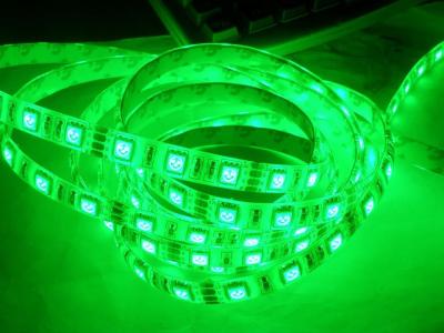 China Green 5050 12V LED strip flexible light 60 leds 5m Roll 300SMD IP65 Waterproof JALN7 for sale