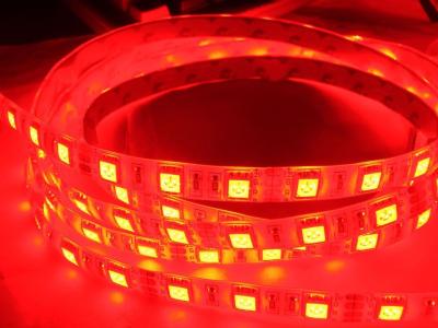 China Red 5050 12V LED strip flexible light 60 leds 5m Roll 300SMD IP65 Waterproof JALN7 for sale