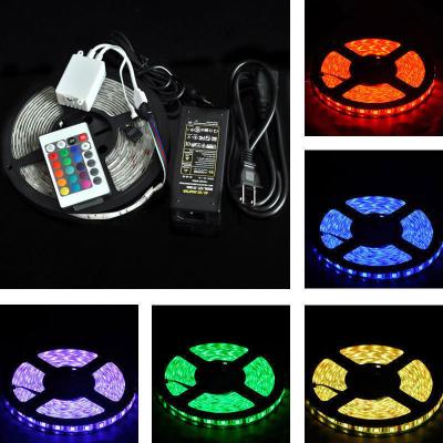 China RGB 5050 24V LED strip flexible light 60 leds 5m Roll 300SMD IP65 Waterproof JALN7 for sale