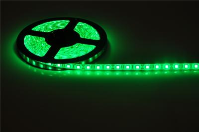 China LED strip 5050 smd light 12V 24V IP65 GREEN 60LEDs per meter 300LEDs 5m 3 resistences for sale