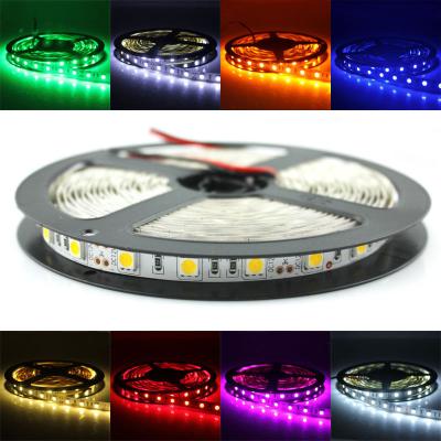 China Led strip 5050 smd light 12V 24V IP65 60LEDs per meter 300LEDs 5m 3 resistences for sale