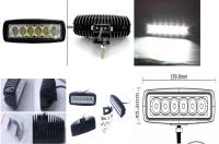 China LED Head light motorcycle lamp Auto light 18W 1080LM LED work light car light for sale