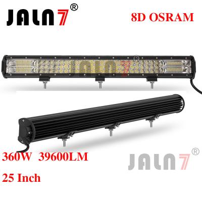 China 360W 39600LM OSRAM 25 INCH 8D LED LIGHT BAR JALN7 for sale