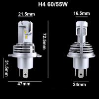 China Car LED Headlight H11 H7 55W H4 60/55W Original Bulb Fog Lamp 18000LM H1 9005 9006 HB3 HB4 12V Truck Lights 24V for sale