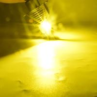 China Car H4 LED Headlight 3000K Yellow Golden Lamp 60/55W 12V Motorcycle Bulb High Beam Low Beam for sale