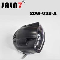 China Motorcycle Headlight Led JALN7 20W USB Charge Driving Lights Fog Light Off Road Lamp Car Boat Truck SUV ATV Led Light for sale