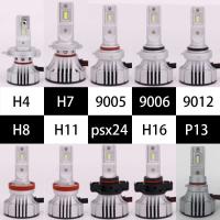 China LED Headlight Bulbs JALN7 F2 LED Conversion Kits Extremely Super Bright H1/H4/H7/H11/9005/9006 36W 6000lm for sale