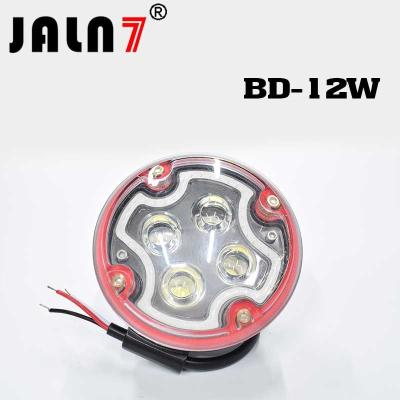 China Led Work Light JALN7 12W Car Driving Lights Fog Light Off Road Lamp Car Boat Truck SUV JEEP ATV Led Light for sale