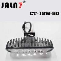 China Led Work Light JALN7 18W 5D Lens Car Driving Lights Fog Light Off Road Lamp Car Boat Truck SUV JEEP ATV Led Light for sale
