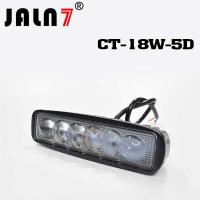 China Led Work Light JALN7 18W 5D Lens Car Driving Lights Fog Light Off Road Lamp Car Boat Truck SUV JEEP ATV Led Light for sale