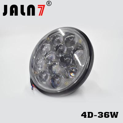 China Led Work Light JALN7 36W 4D Lens Car Driving Lights Fog Light Off Road Lamp Car Boat Truck SUV JEEP ATV Led Light for sale