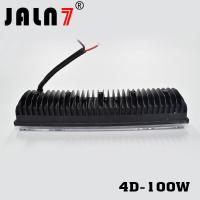 China Led Work Light JALN7 100W 4D Lens Car Driving Lights Fog Light Off Road Lamp Car Boat Truck SUV JEEP ATV Led Light for sale