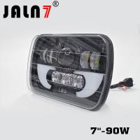 China Led Work Light JALN7 7Inchs 90W Car Driving Lights Fog Light Off Road Lamp Car Boat Truck SUV JEEP ATV Led Light for sale