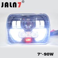 China Led Work Light JALN7 7Inchs 90W Car Driving Lights Fog Light Off Road Lamp Car Boat Truck SUV JEEP ATV Led Light for sale
