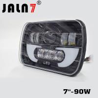 China Led Work Light JALN7 7Inchs 90W Car Driving Lights Fog Light Off Road Lamp Car Boat Truck SUV JEEP ATV Led Light for sale