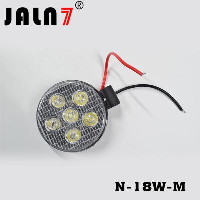 China Motorcycle Headlight Led JALN7 18W Driving Lights Fog Light Off Road Lamp Car Boat Truck SUV JEEP ATV Led Light for sale