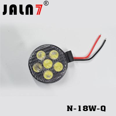 China Motorcycle Headlight Led JALN7 18W Driving Lights Fog Light Off Road Lamp Car Boat Truck SUV JEEP ATV Led Light for sale