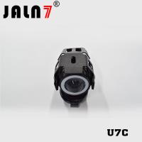 China Motorcycle Headlight Led JALN7 U7C 15W Fog Driving Running Light with Angel Eyes Lights Ring Front Strobe Flashing for sale