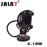 China LED Light Bar JALN7 18W CREE Spot Flood Combo LED Driving Lamp Super Bright Off Road Lights LED Work Light Boat Jeep for sale