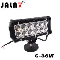 China LED Light Bar JALN7 36W CREE Spot Flood Combo LED Driving Lamp Super Bright Off Road Lights LED Work Light Boat Jeep for sale