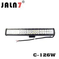 China LED Light Bar JALN7 126W CREE Spot Flood Combo LED Driving Lamp Super Bright Off Road Lights LED Work Light Boat Jeep for sale