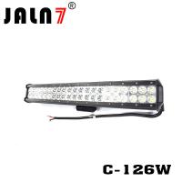 China LED Light Bar JALN7 126W CREE Spot Flood Combo LED Driving Lamp Super Bright Off Road Lights LED Work Light Boat Jeep for sale