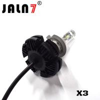 China LED Headlight Bulbs JALN7 X3 LED Conversion Kits Extremely Super Bright H1/H4/H7/H11/9005/9006 50W 6000lm for sale