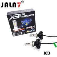 China LED Headlight Bulbs JALN7 X3 LED Conversion Kits Extremely Super Bright H1/H4/H7/H11/9005/9006 50W 6000lm for sale