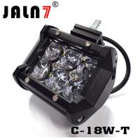 China Led Work Light JALN7 18W Lens Car Driving Lights Fog Light Off Road Lamp Car Boat Truck SUV JEEP ATV Led Light for sale