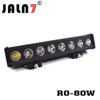 China LED Light Bar JALN7 80W CREE Spot Flood Combo LED Driving Lamp Super Bright Off Road Lights LED Work Light Boat Jeep for sale